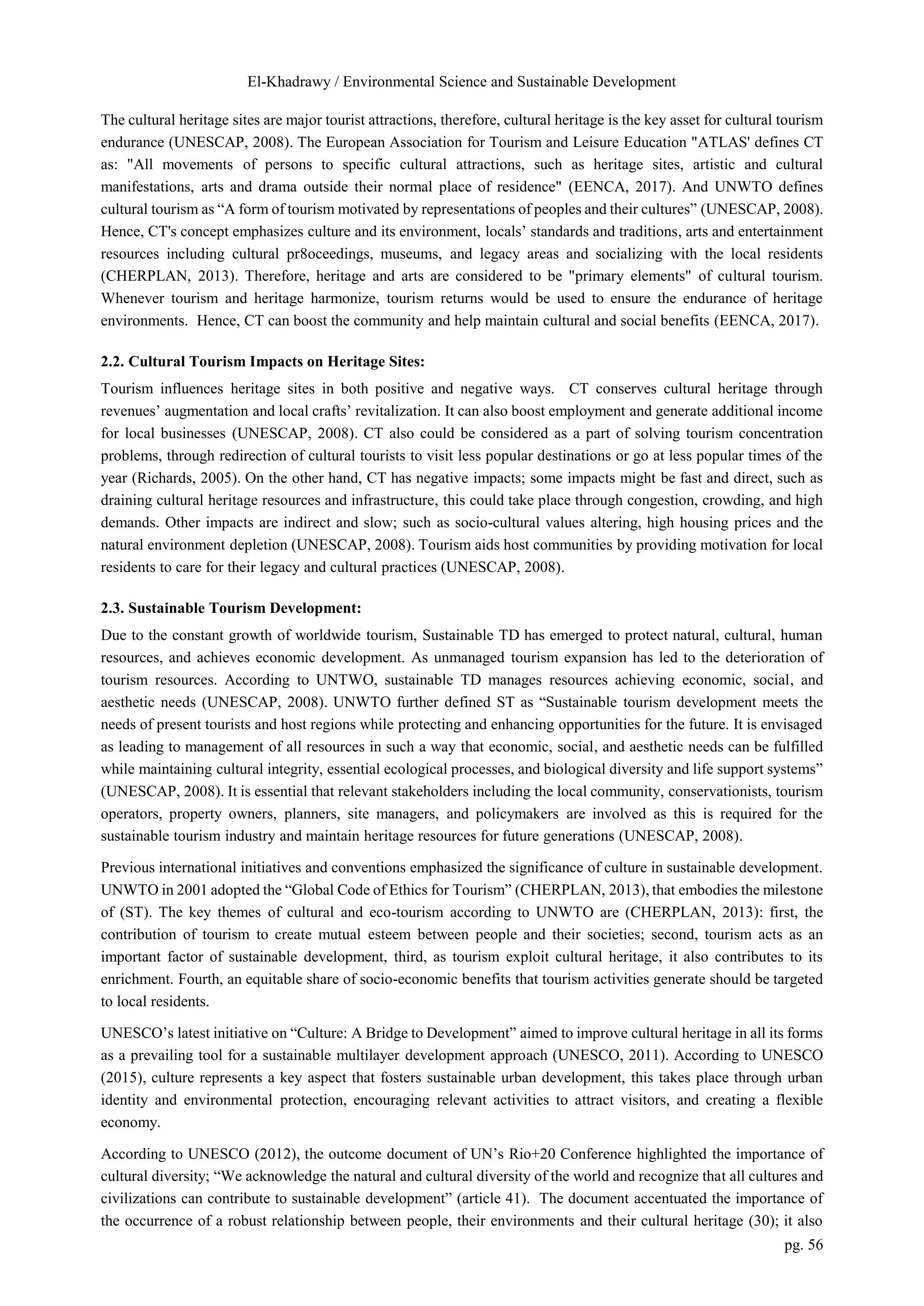 Sustainable Tourism and Culture: A Symbiotic Relationship | PDF