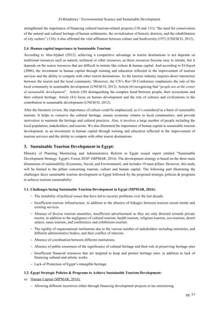 Sustainable Tourism and Culture: A Symbiotic Relationship | PDF