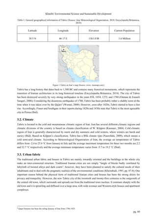 Typology and Solar Gain Analysis: Vernacular Courtyard Houses of Tabriz ...
