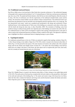 Typology and Solar Gain Analysis: Vernacular Courtyard Houses of Tabriz ...