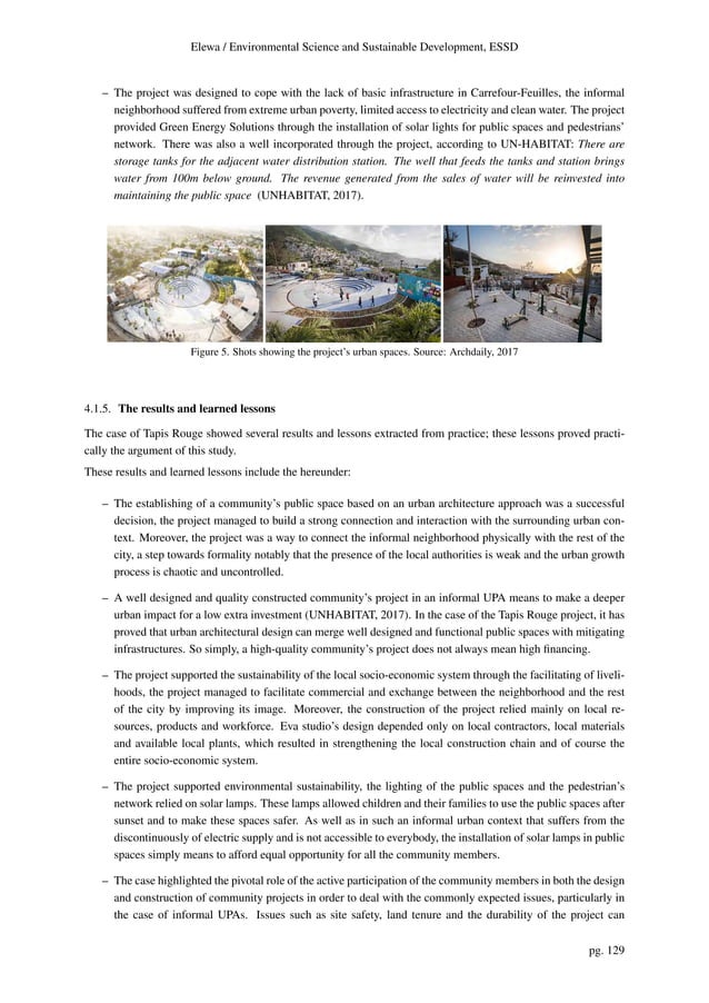 Unlocking the Potentials of Urban Architecture in Enhancing theQuality ...