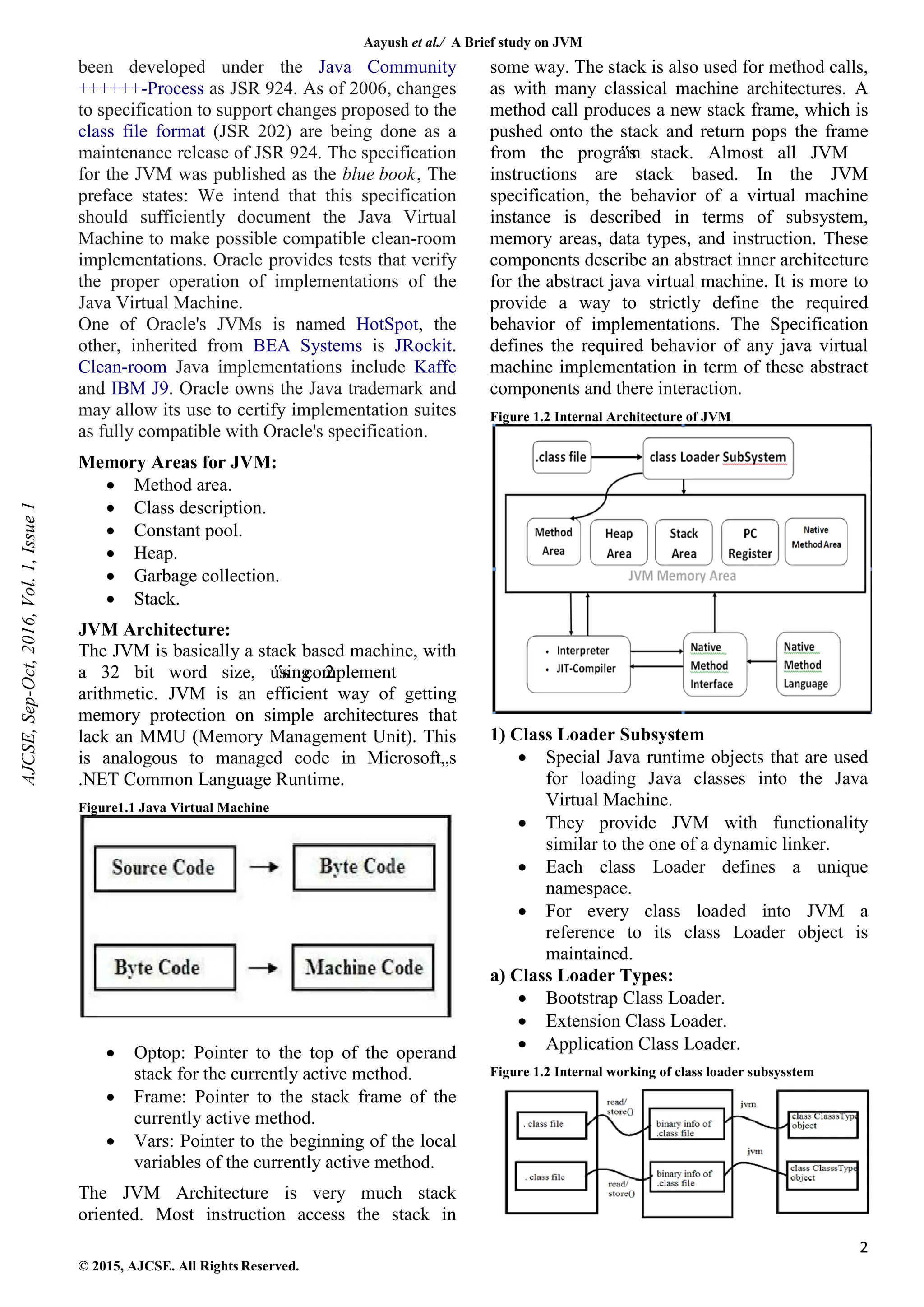A Brief study on JVM A Brief study on JVM | PDF