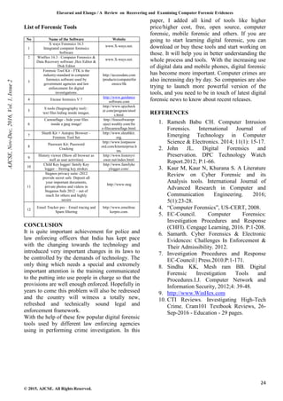 A Review on Recovering and Examining Computer Forensic Evidences | PDF