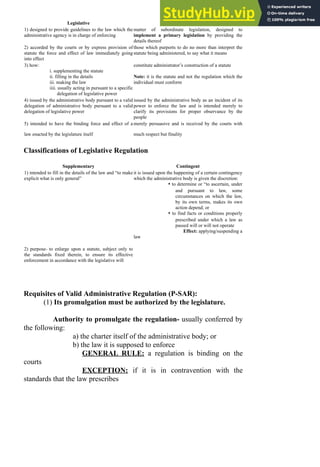 Admin Law By Agpalo Reviewer | PDF