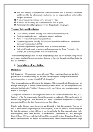 Admin law final project | PDF