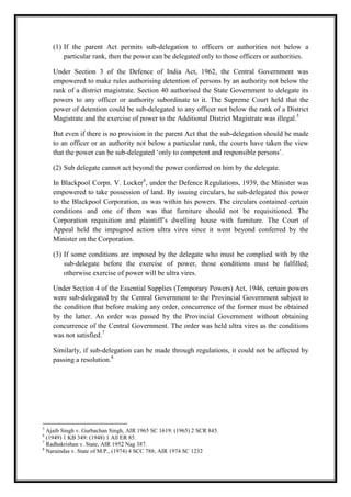 Admin law final project | PDF