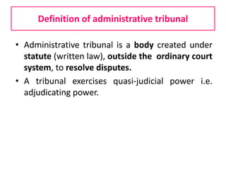 Admin Law TRIBUNALS.pdf
