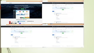 Admin lte control panel template | PDF