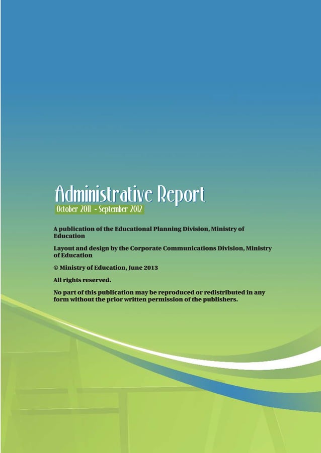 Draft Admin Report 2011/2012 | PDF