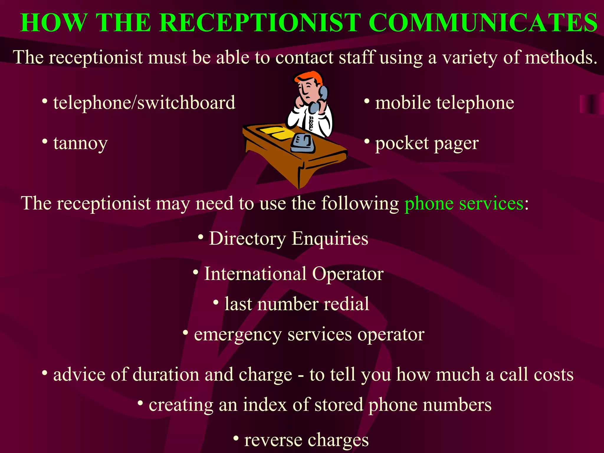 Admin rev 3 reception | PPT