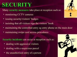 Admin rev 3 reception | PPT | Phone Services | Home Utilities