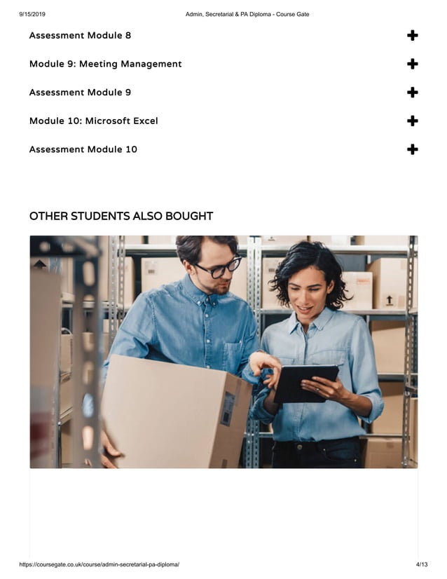 Admin, Secretarial & PA Diploma - Course Gate | PDF