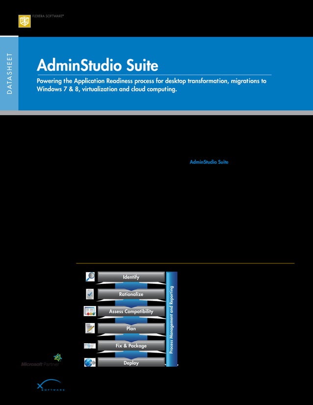 AdminStudio Suite Datasheet | PDF