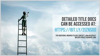 Administrative Title Recalibration Initiative (Evolved Career Pathing ...