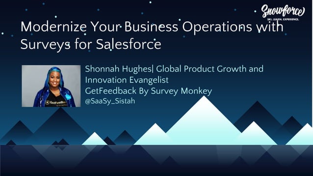 Modernize Your Business Operations with Surveys for Salesforce | PPT