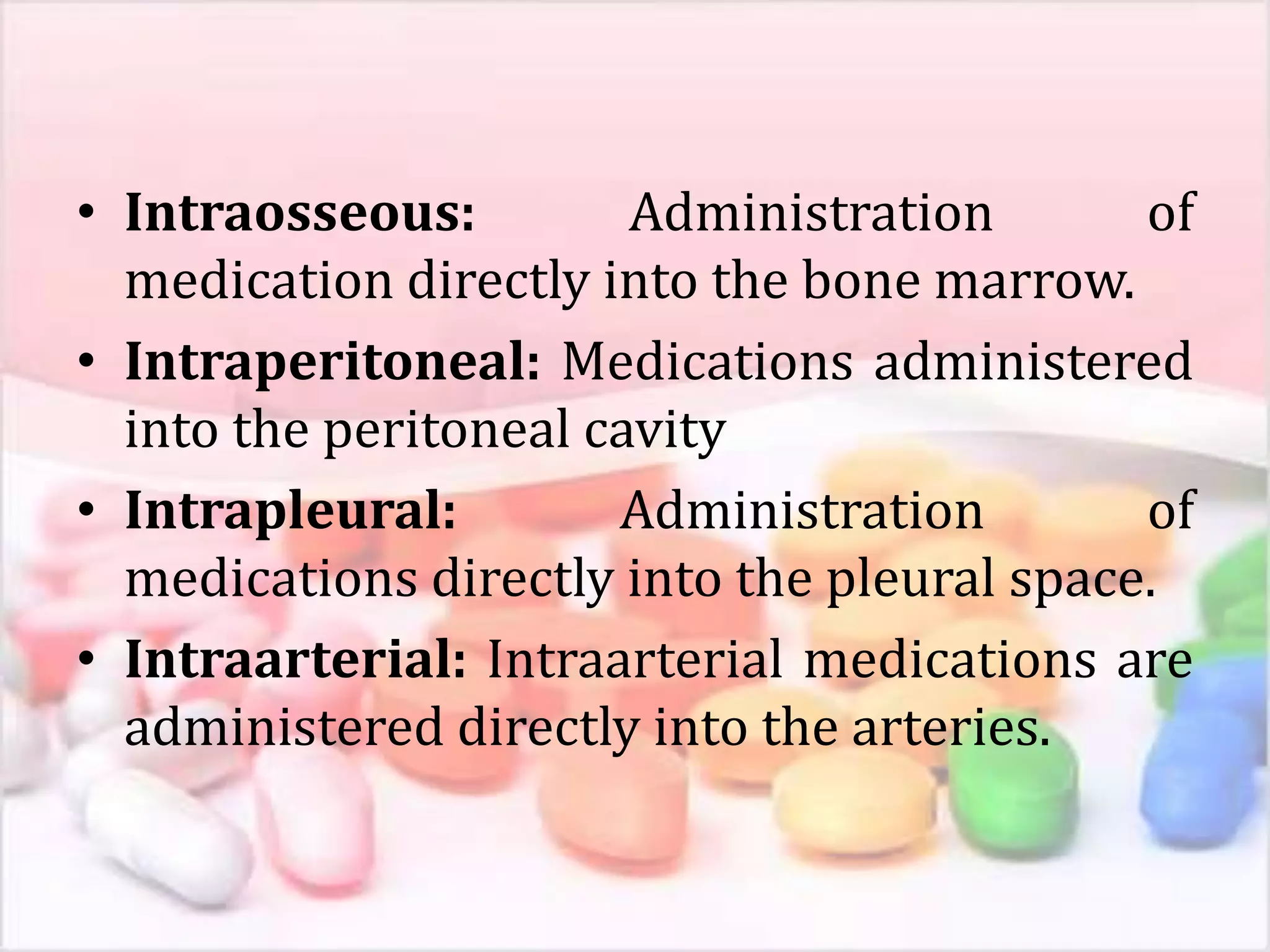 Administration of medications | PPTX