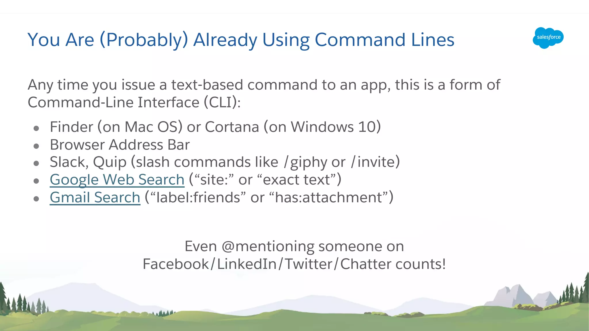Intro To The Salesforce Command Line Interface For Admins Ppt