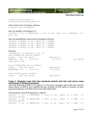 Adm iptables praktis | PDF