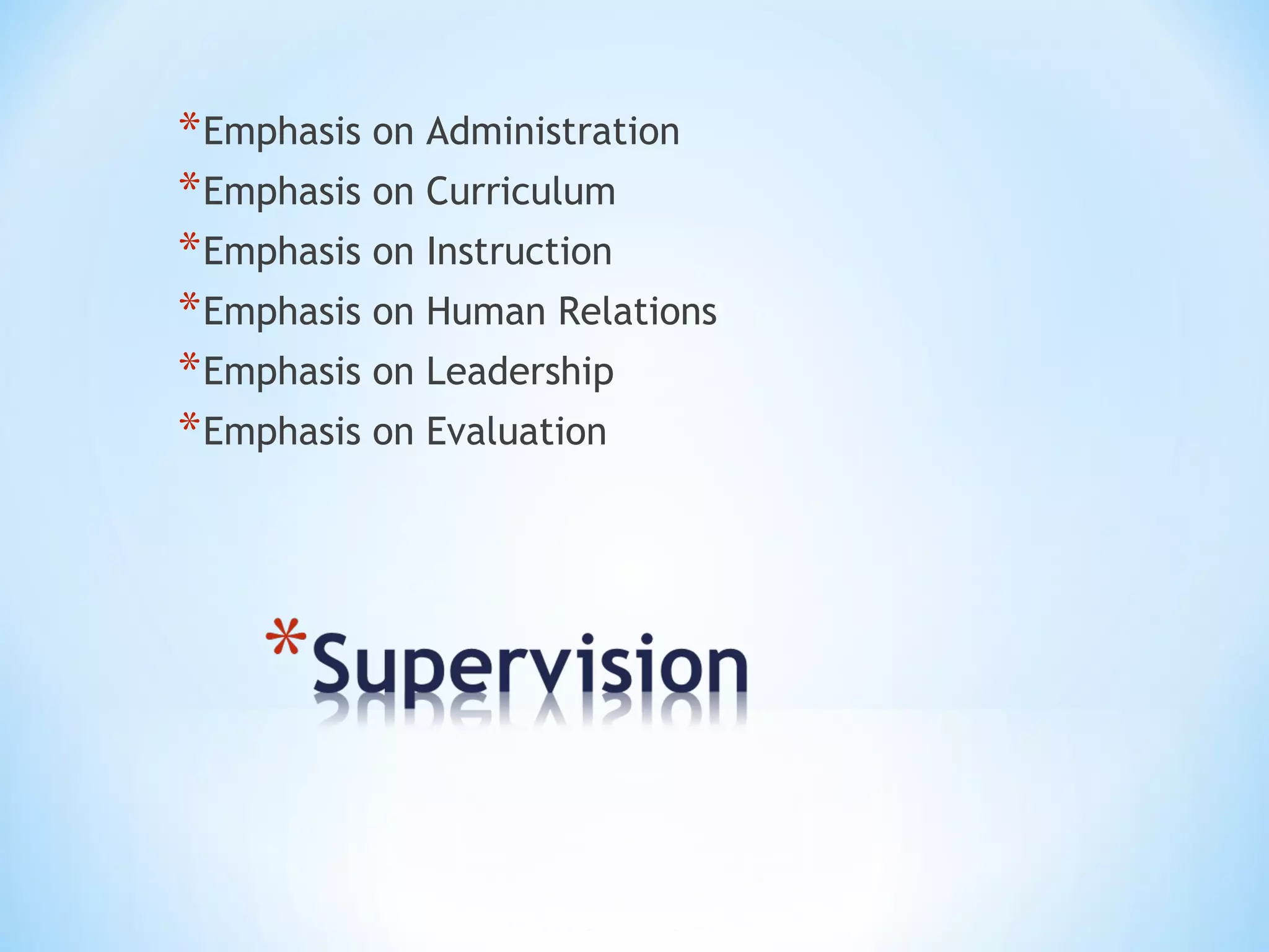 Administration and Supervision in Education | PPT