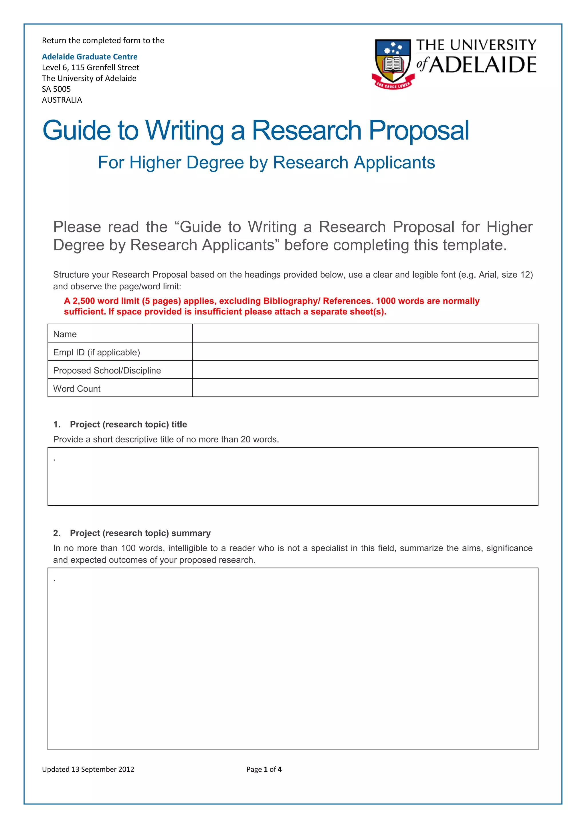 Admision research-proposal-template | PDF