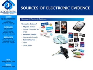 Admissibility of electronic evidence in india | PPTX