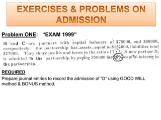 Admission Problems | PPTX