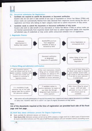 ACPC Booklet-2017 for students of Class XII | PDF