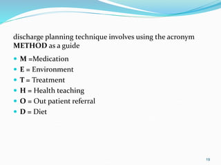 Admission-Transfer-Referrals-and-Discharge..ppt | Medical Health