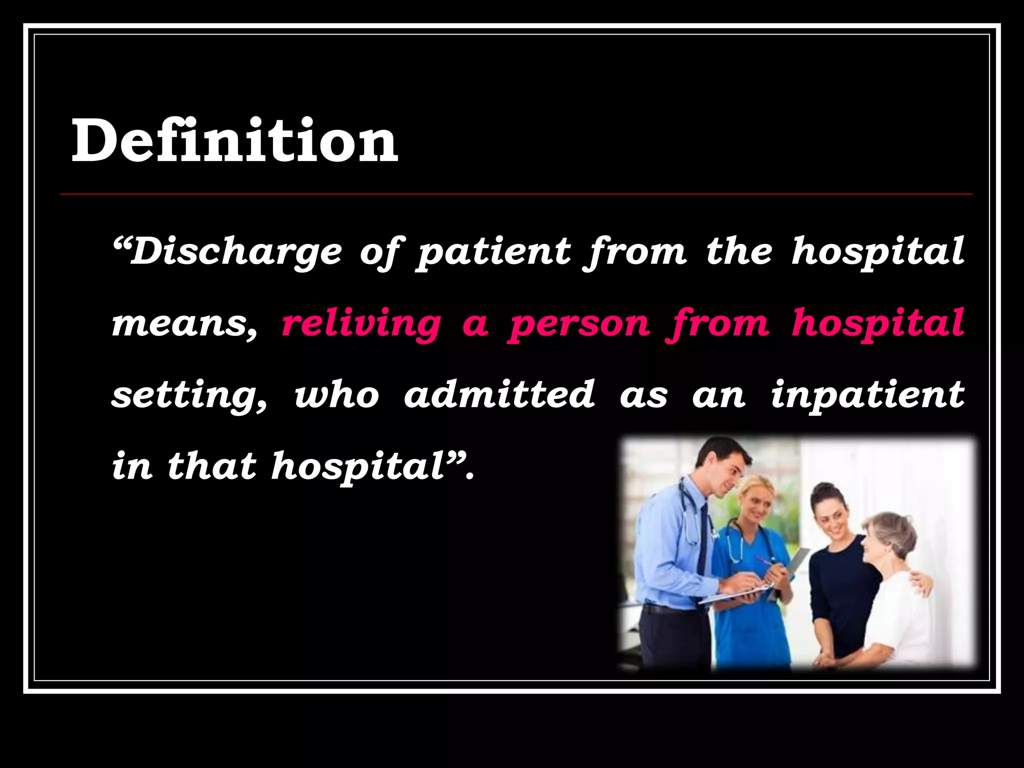 Admission and discharge | PPSX