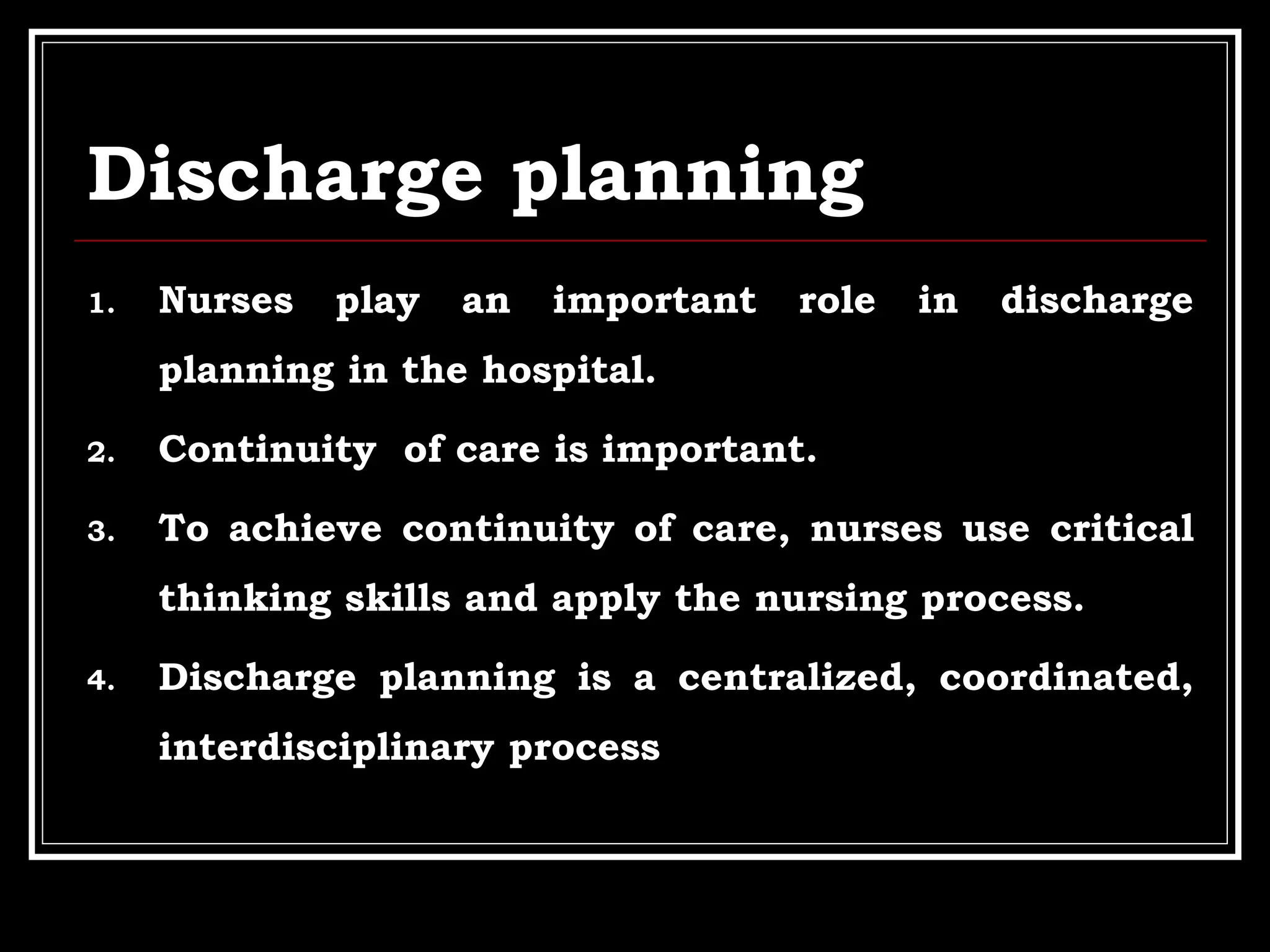 Admission and discharge | PPSX