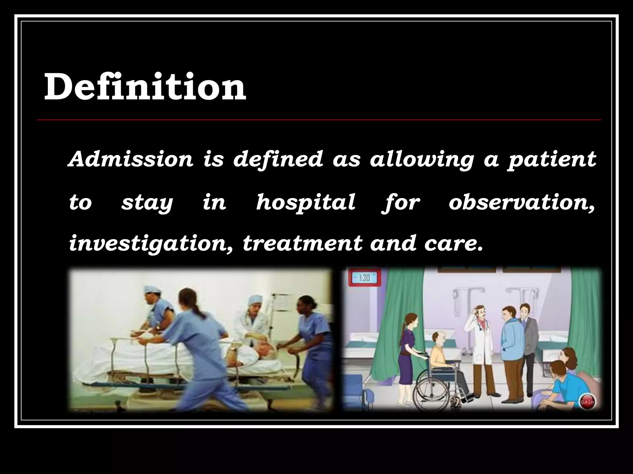 Admission and discharge | PPSX