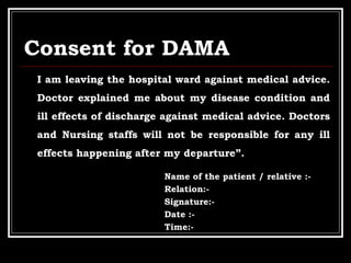 Admission and discharge | PPSX