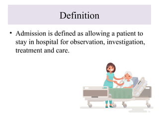 ADMISSION AND DISCHARGE.pptx B.SC NURSING | PPTX