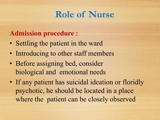 Admission and Discharge Procedure | PPTX