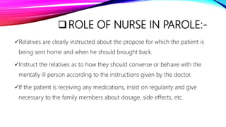 Admission And Discharge Procedures In Psychiatry (By Pranay) | PPTX