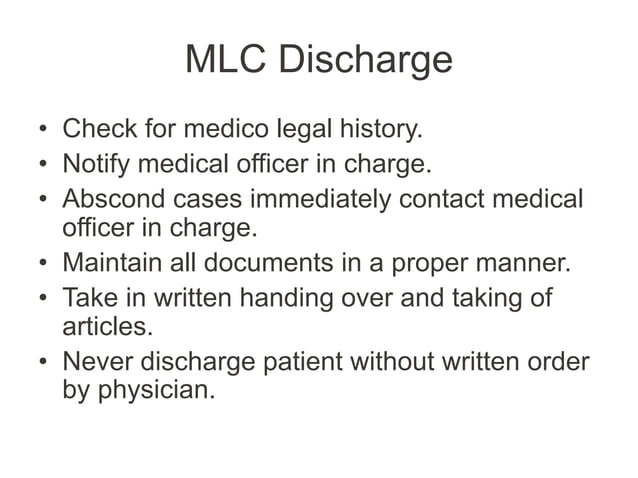 Admission and discharge process in nursing | PPTX | Physical Therapy ...