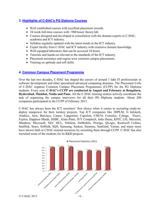 Admission booklet pg diploma courses cdac-v4 | PDF