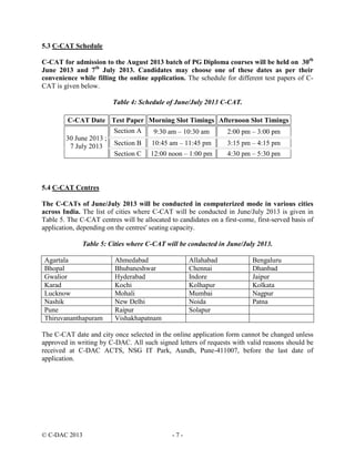 Admission booklet pg diploma courses cdac-v4 | PDF