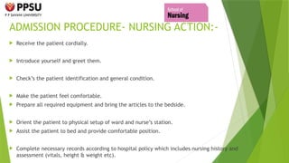 Admission & Discharge in Hospital FON ppt.pptx