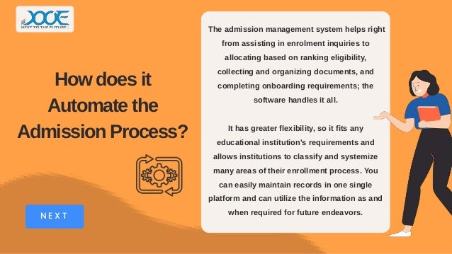Automate Student Enrollment Process With Admission Management System | PPTX