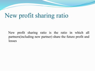 Admission of a partner | PPTX