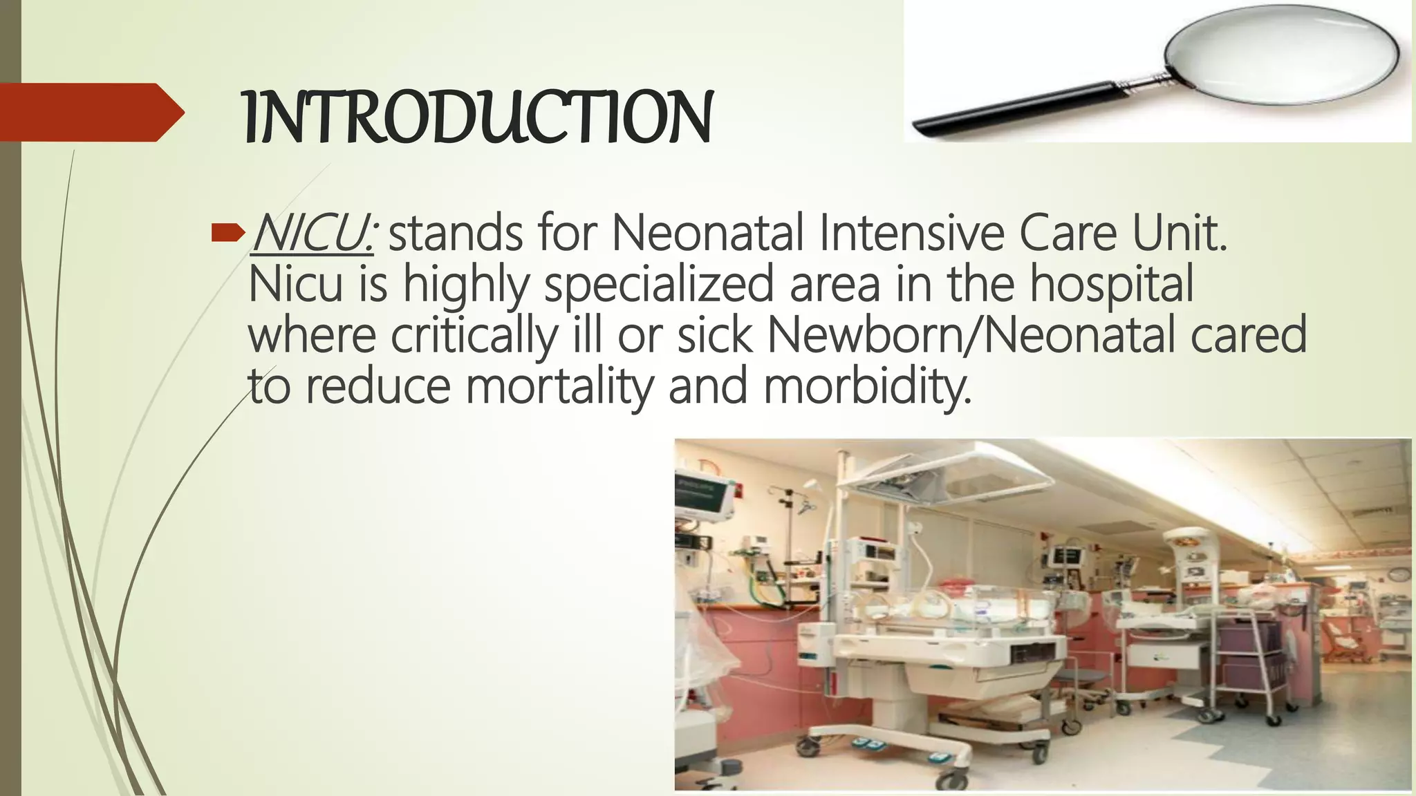 Admission of neonate in nicu | PPTX