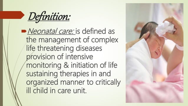 Admission of neonate in nicu | PPTX