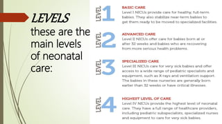 Admission of neonate in nicu | PPTX