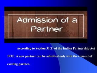 Admission of partner | PPT