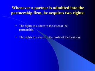 Admission of partner | PPT