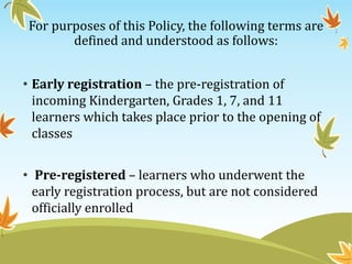 Admission policies and practices | PPTX