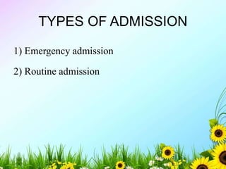 Admission procedure | PPTX