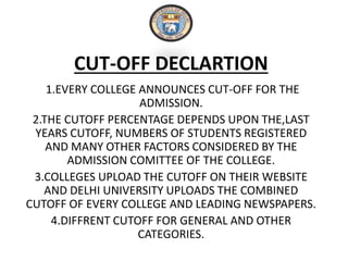Admission procedure | PPTX