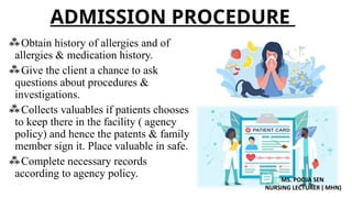 Admission Procedure and types in hospital pptx | PPTX